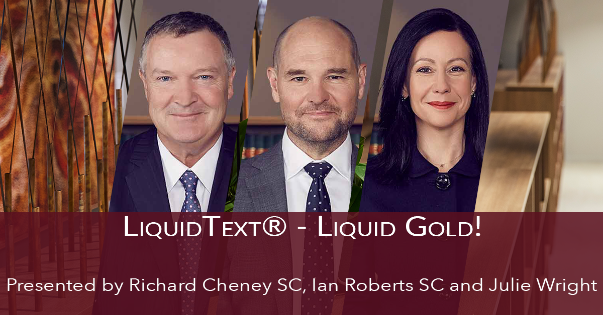 LiquidText® = Liquid Gold! [2025] | Greenway Chambers